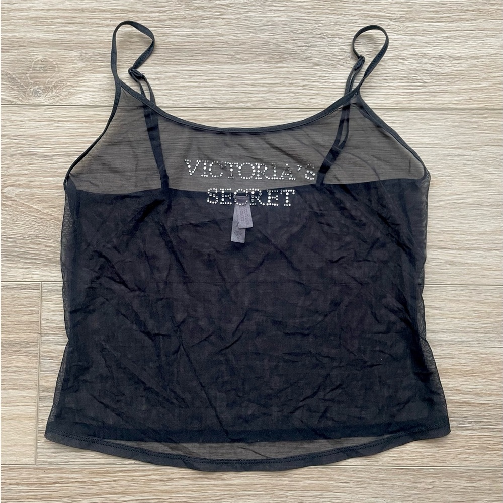 Y2k Victoria’s Secret Mesh Gem Tank - Gem